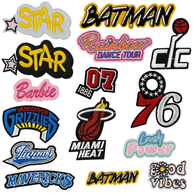 Beautiful Custom Heat Transfer Embroidered Patches for Fashion ...