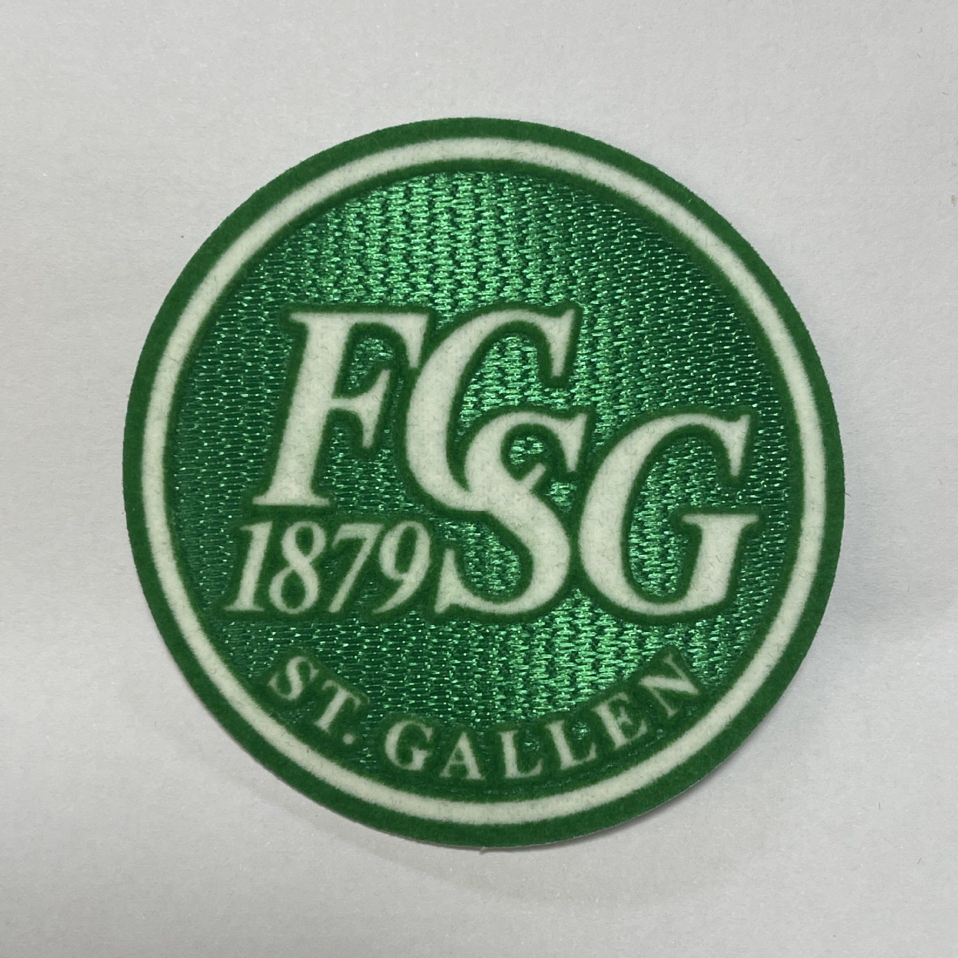 Custom Design Private logo Football Jercey Heat Pressed Flock Patches ...